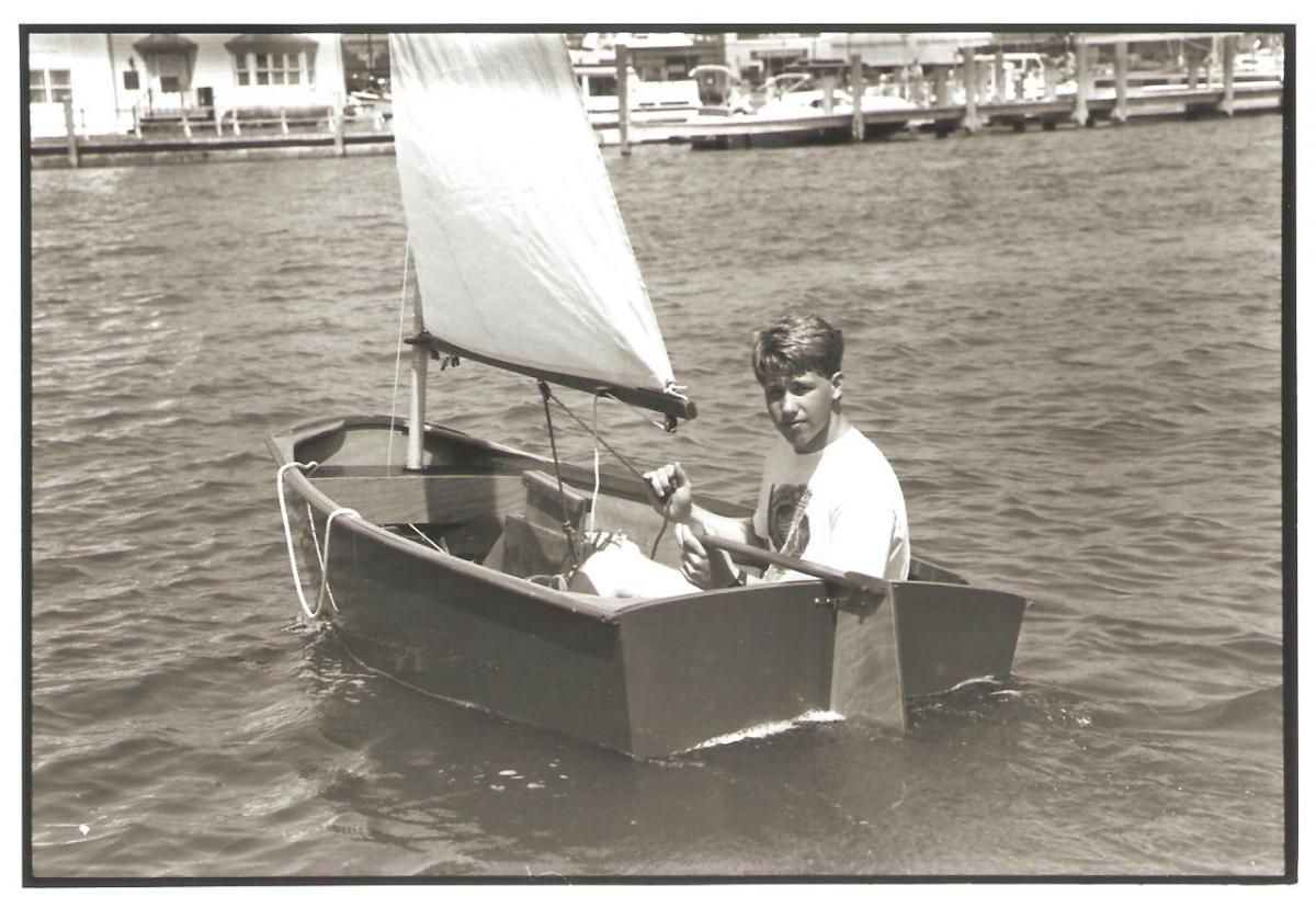 WBS_93_Finly_Lloyd_Opti_sailing :: Beaufort Wooden Boat Show ...